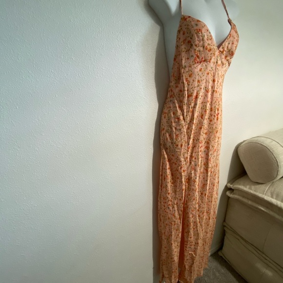 RESA | Dresses | Nwt Resa Los Angeles Apricot Floral Maxi Slip Dress ...